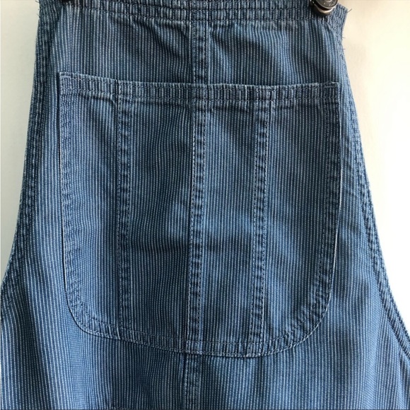 aerie | Jeans | Aerie Overalls Pinstripe Lightweight Railroad Blue ...